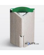 Cestone per la raccolta dei rifiuti in cemento h19184