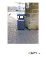 Cestone per la raccolta dei rifiuti in cemento h19184