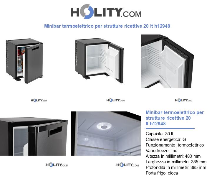 Minibar termoelettrico per strutture ricettive 20 lt h12948