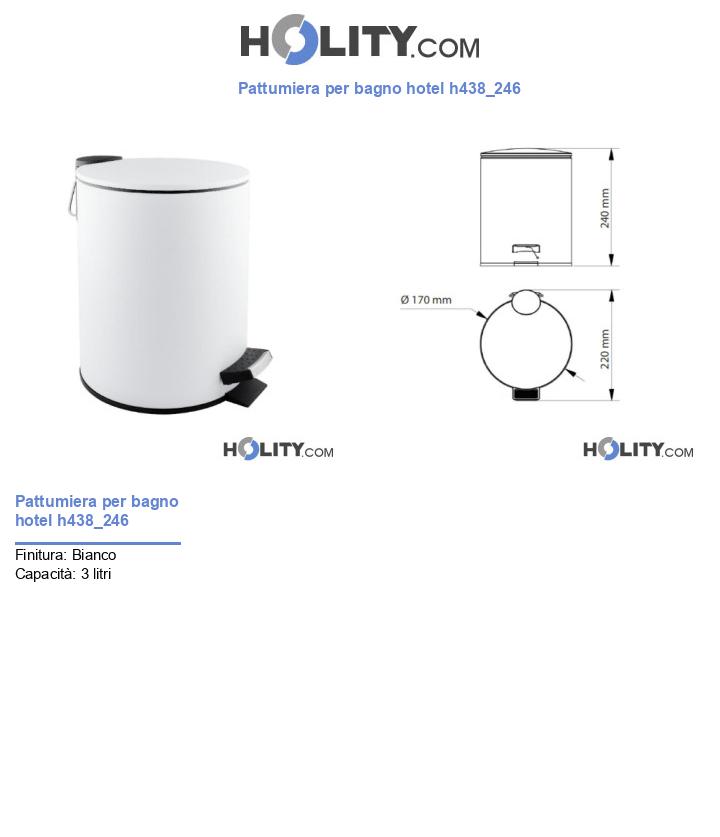 Pattumiera per bagno hotel h438_246