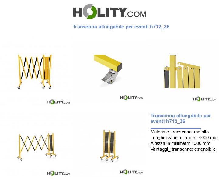 Transenna allungabile per eventi h712_36