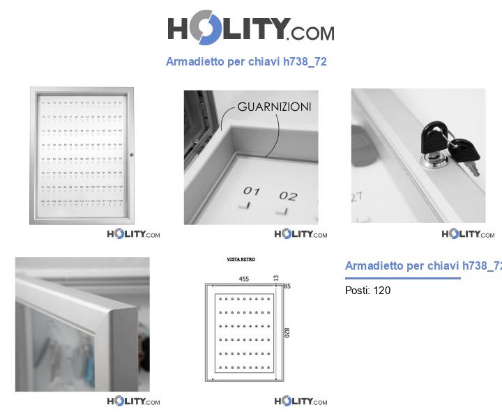 Armadietto per chiavi h738_72